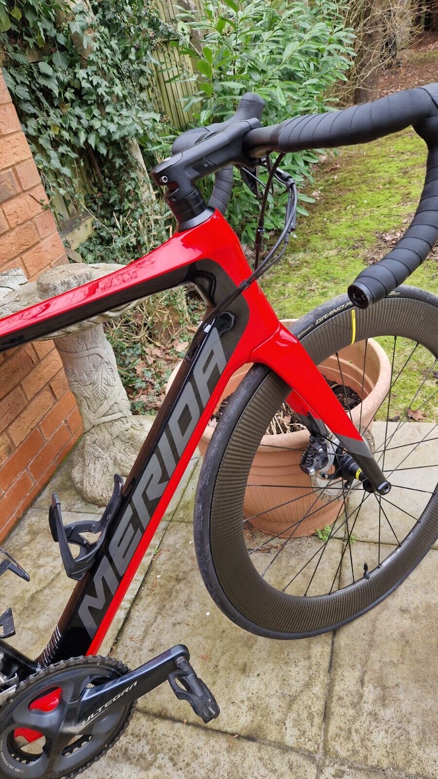 Merida Reacto 7000e (M/L) Ultegra Di2 Carbon Disc Road Bike - Mavic Co ...